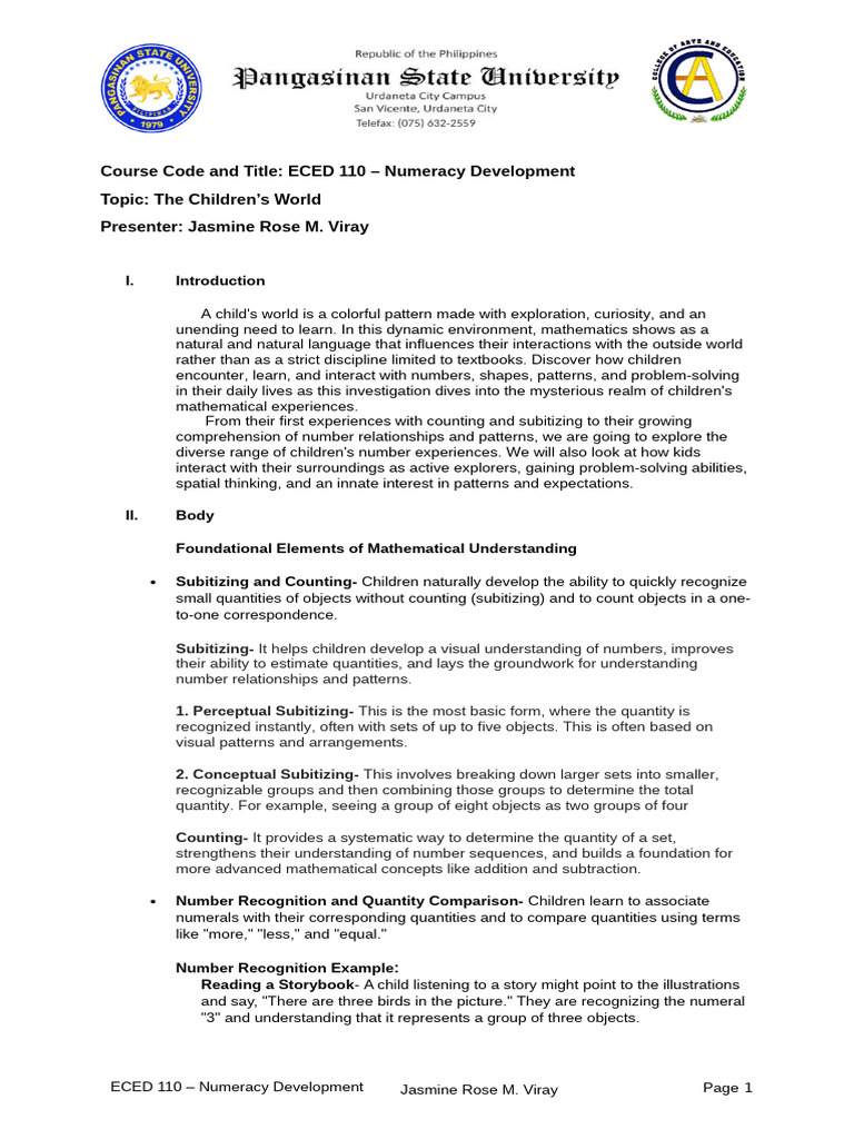 WR_ECED110_BECED-2 | PDF | Reason | Critical Thinking