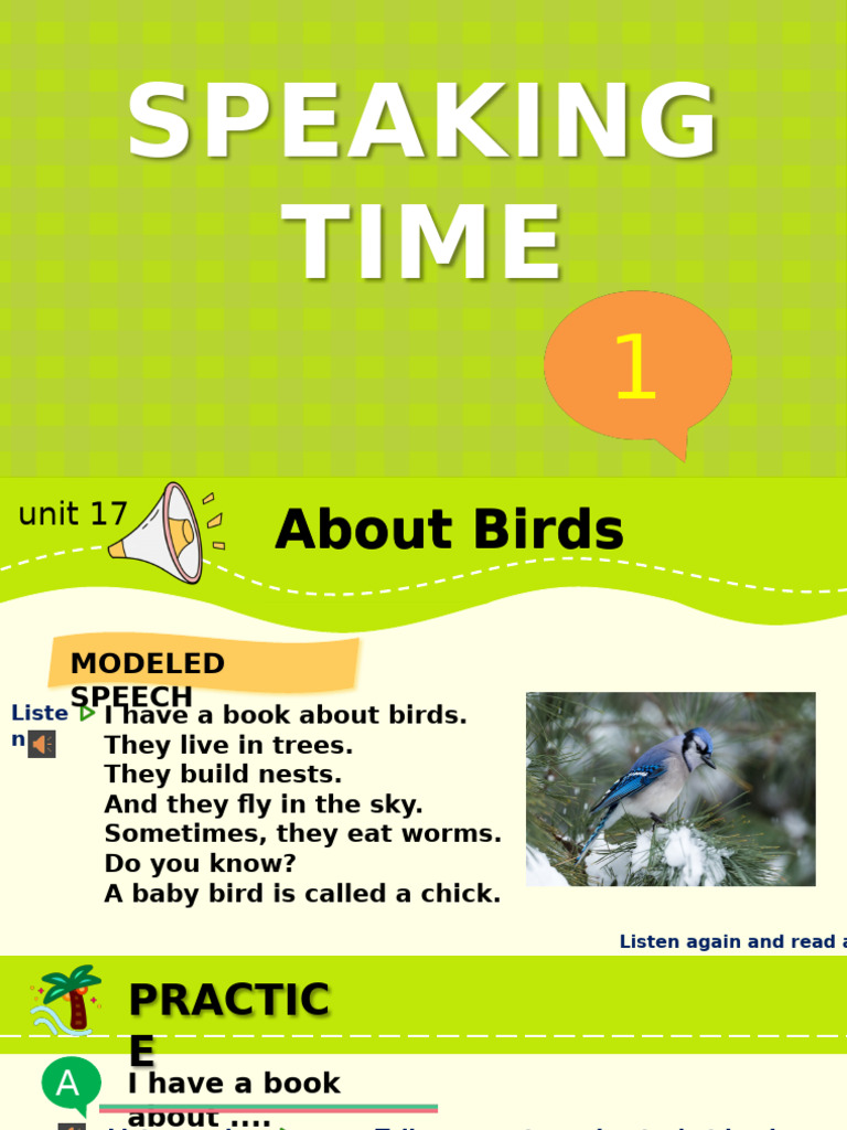 【Speaking Time】-【Speaking Time1】-【PPT】-Unit17 | PDF | Beehive | Zoology