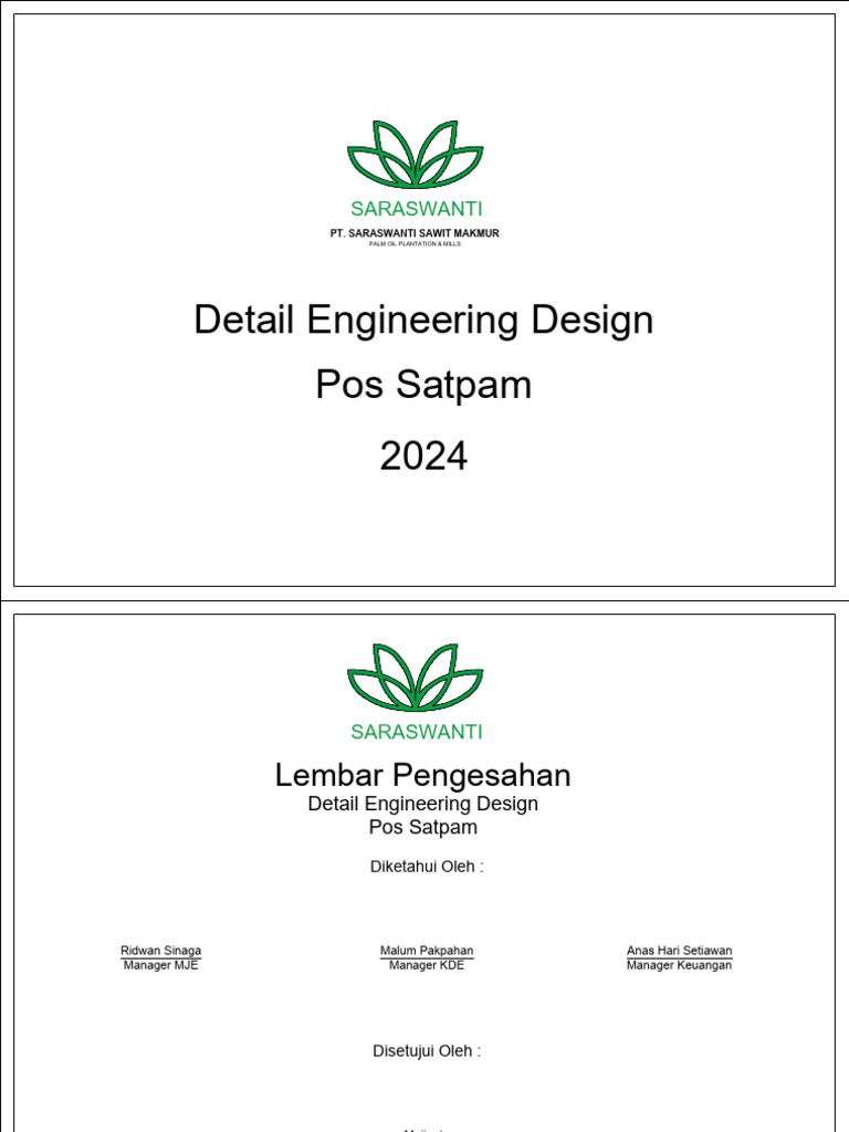 DED Pos Satpam | PDF