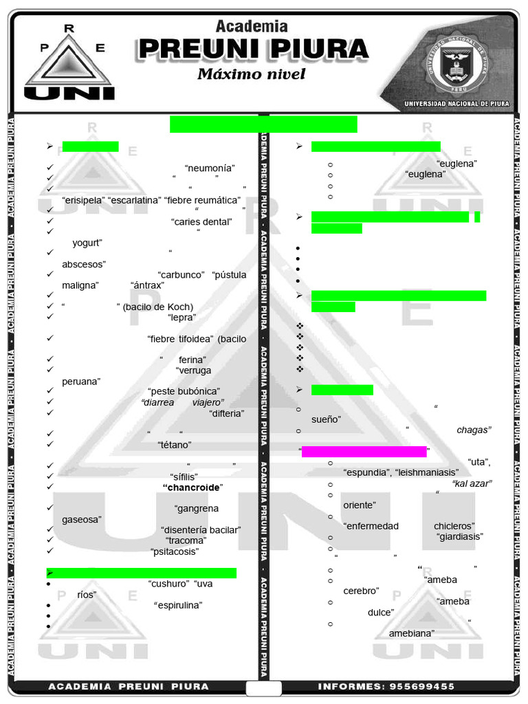 Nombres Cientificos - Preuni | PDF
