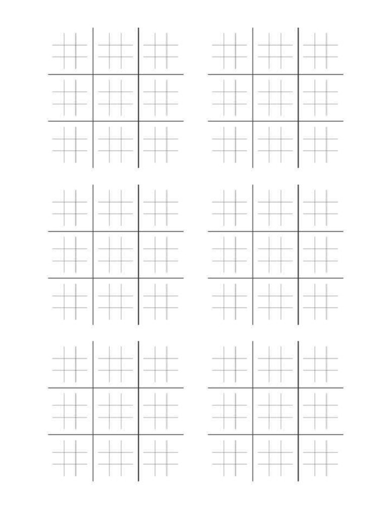 Ultimate Tic-Tac-Toe Game Rules | PDF