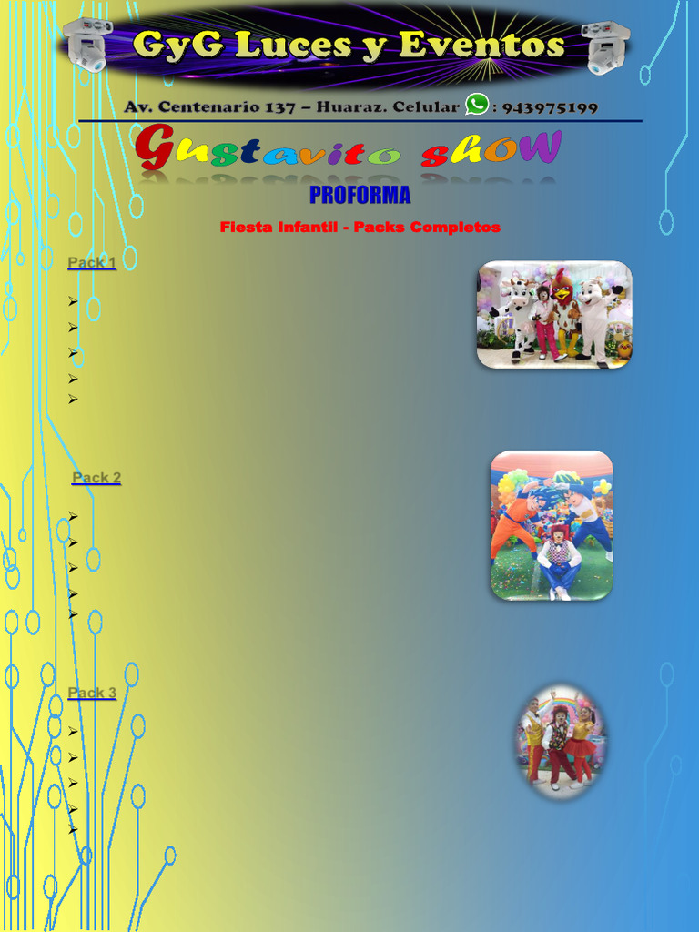 Proforma Fiesta Infantil 2023 -2024 | PDF
