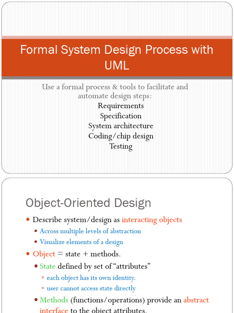 Chapter1c Uml Overview Pdf Class Computer Programming Method Computer Programming