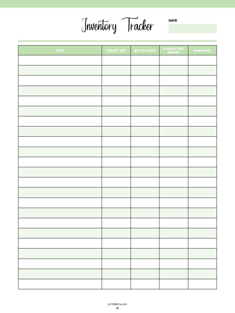 Inventory Tracker PrintBlame Version 1 1 2 | PDF