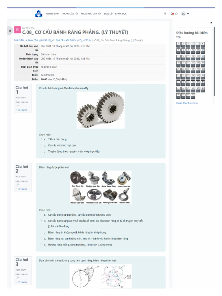 Screencapture e Learning Hcmut Edu VN Mod Quiz Review PHP 2023 12-10-17 ...
