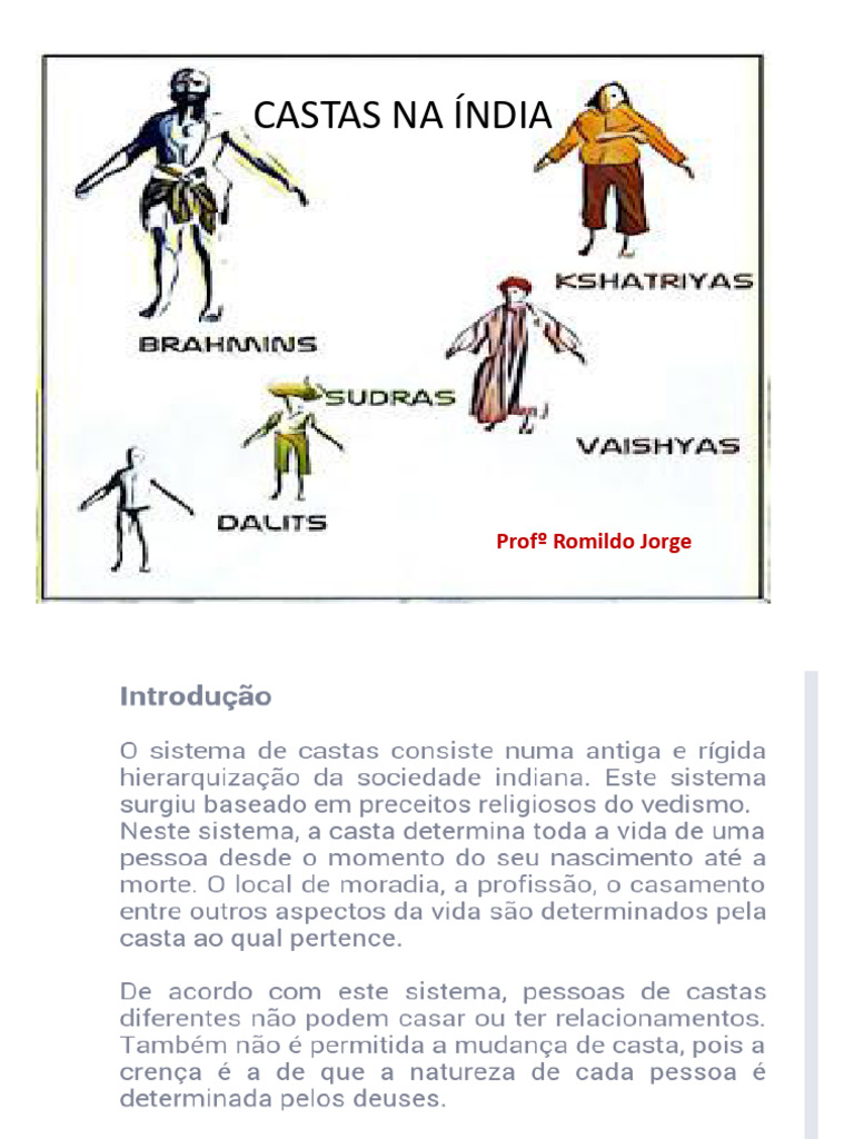 Casta na índia | PDF