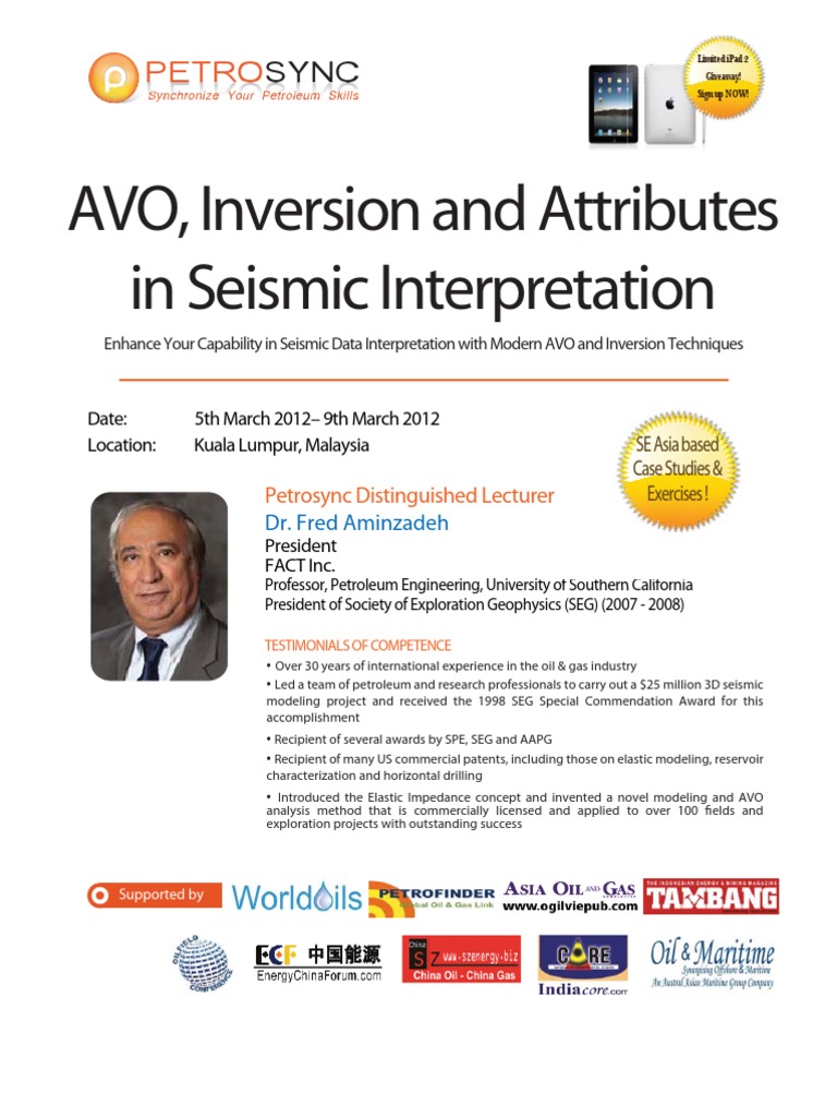 AVO Inversion & Attributes in Seismic Interpretation - Gopi | PDF ...