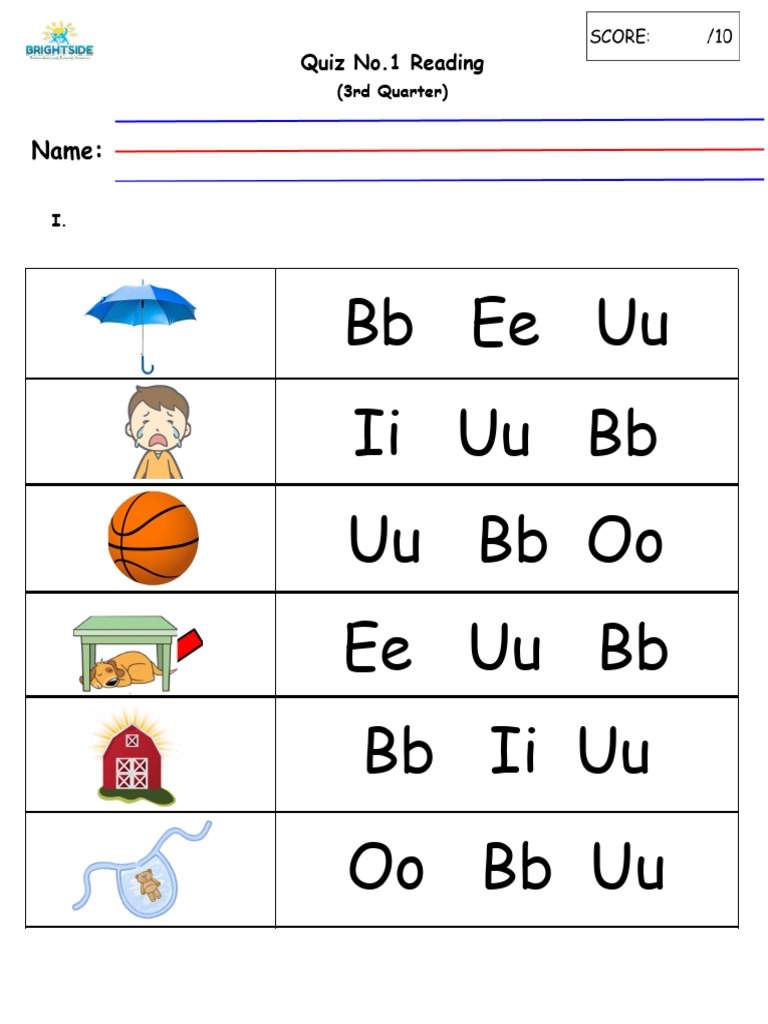Reading Grade 1 | PDF