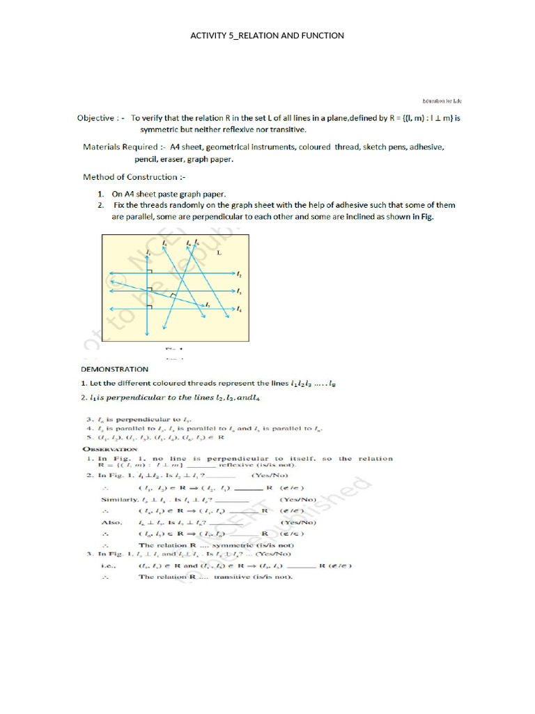 Understanding Relations and Functions | PDF