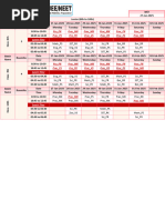 Grade 12 Timetable 2025 | PDF