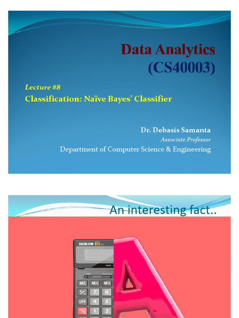 Bayesian Classifier ML LECT 9 10 11 12 | PDF | Statistical Classification | Bayesian Inference
