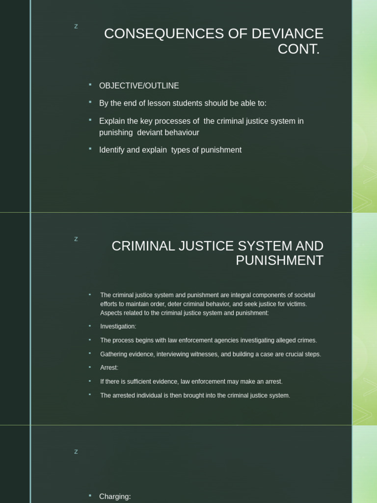 Consequences of Deviance Cont. | PDF | Crimes | Crime & Violence