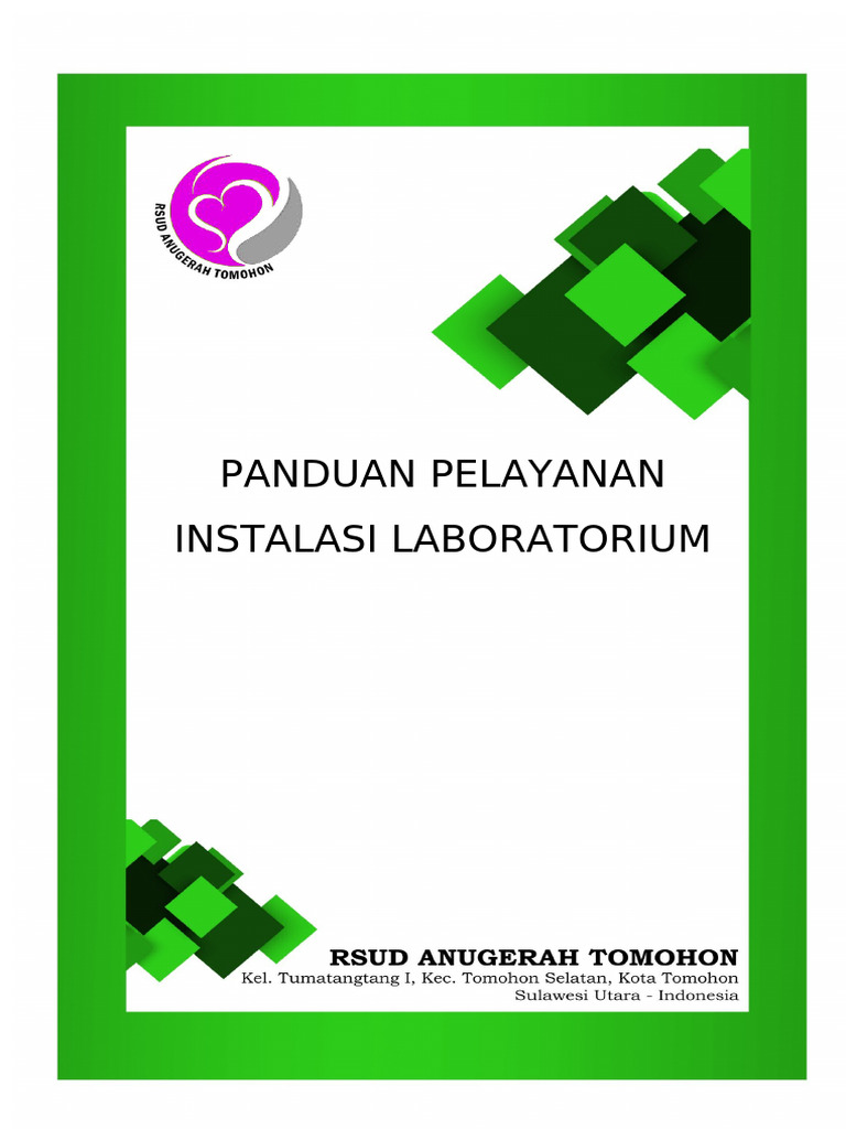 Pedoman Pelayanan Laboratorium RSUD Tomohon | PDF