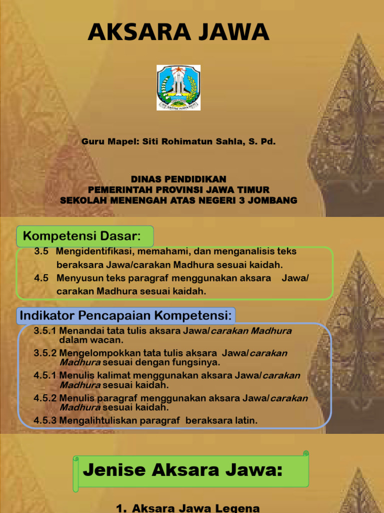 AKSARA JAWA | PDF