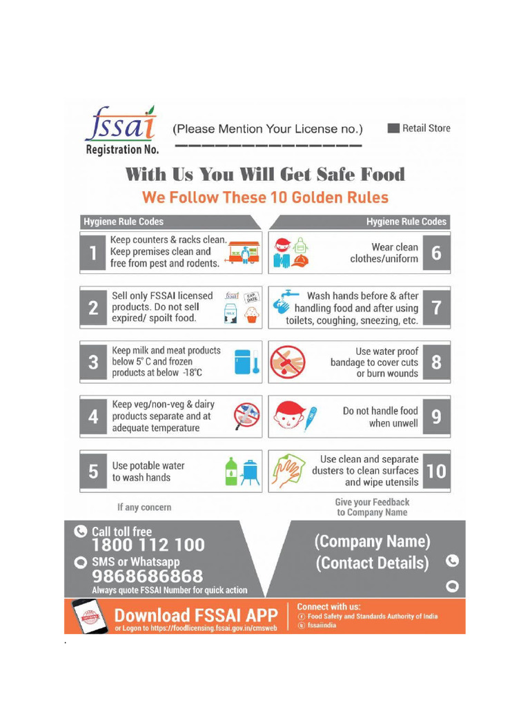 Food Safety Display Board | PDF