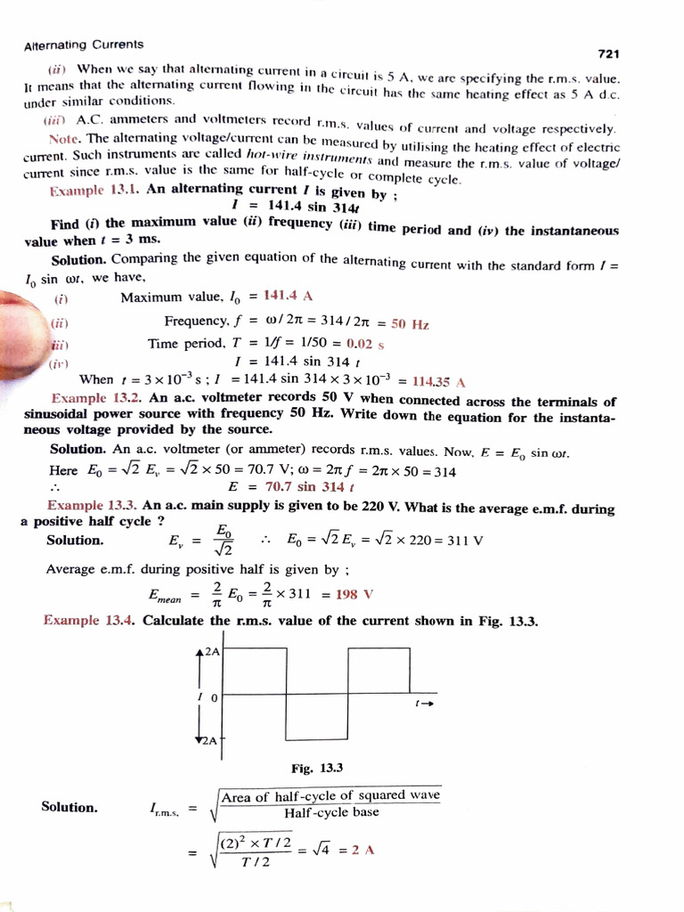 AC Additional Practice Problems | PDF | Electrical Impedance | Inductor