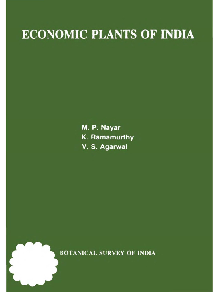 Economic Plants of India Vol 2 | PDF