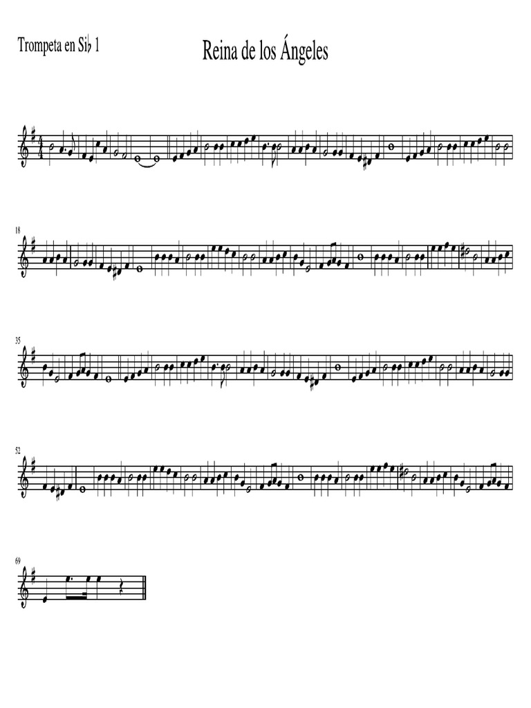 Trompeta en Si - 1 Angeles Blas | PDF