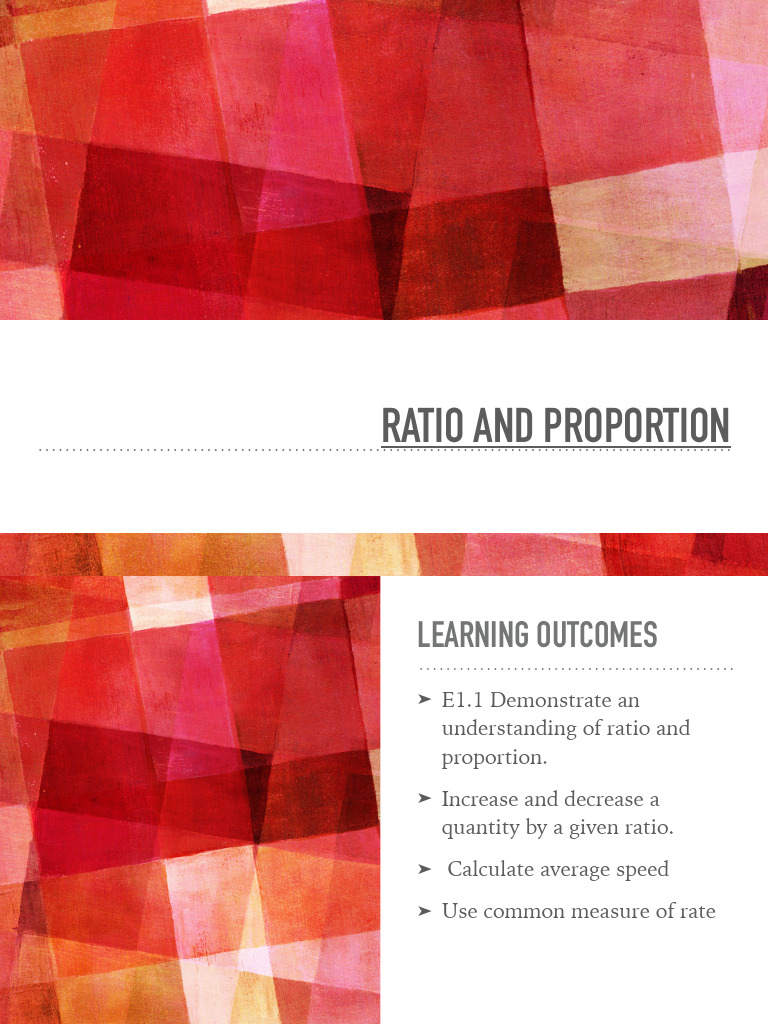Ratio__Proportion__percentages | PDF | Interest | Ratio