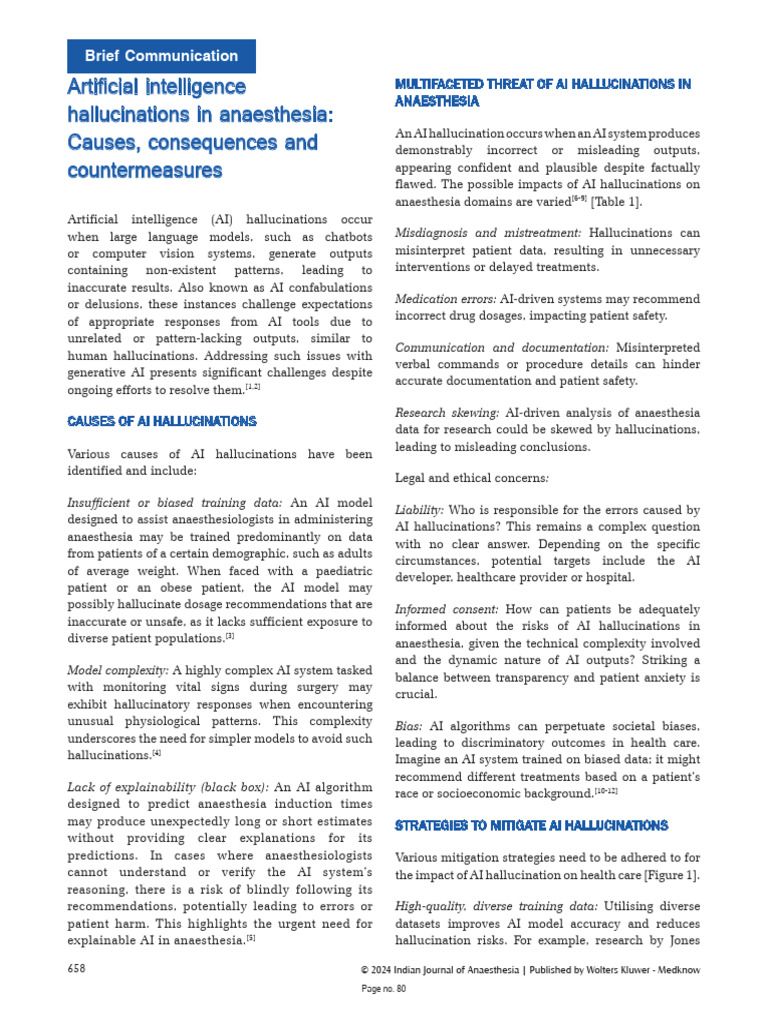 Artificial Intelligence Hallucinations In.11 | PDF | Artificial ...