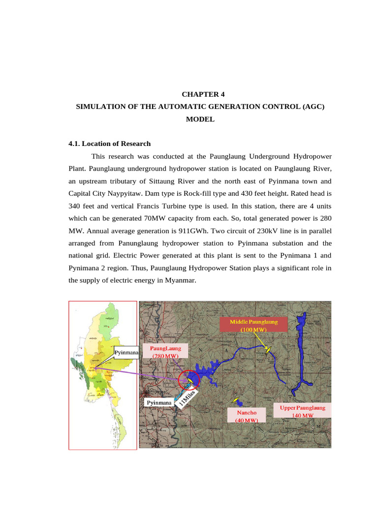 Automatic Generation Control Pdf Hydroelectricity Power Supply