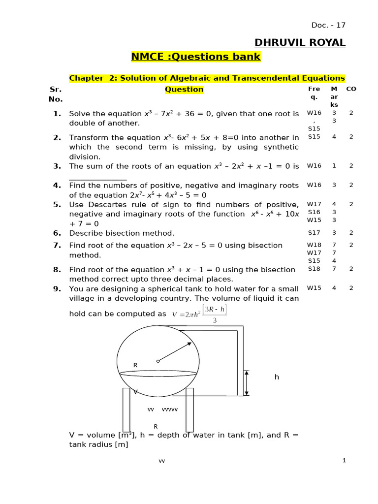 NMCE CH 2, 3 | PDF | Eigenvalues And Eigenvectors | Numerical Analysis