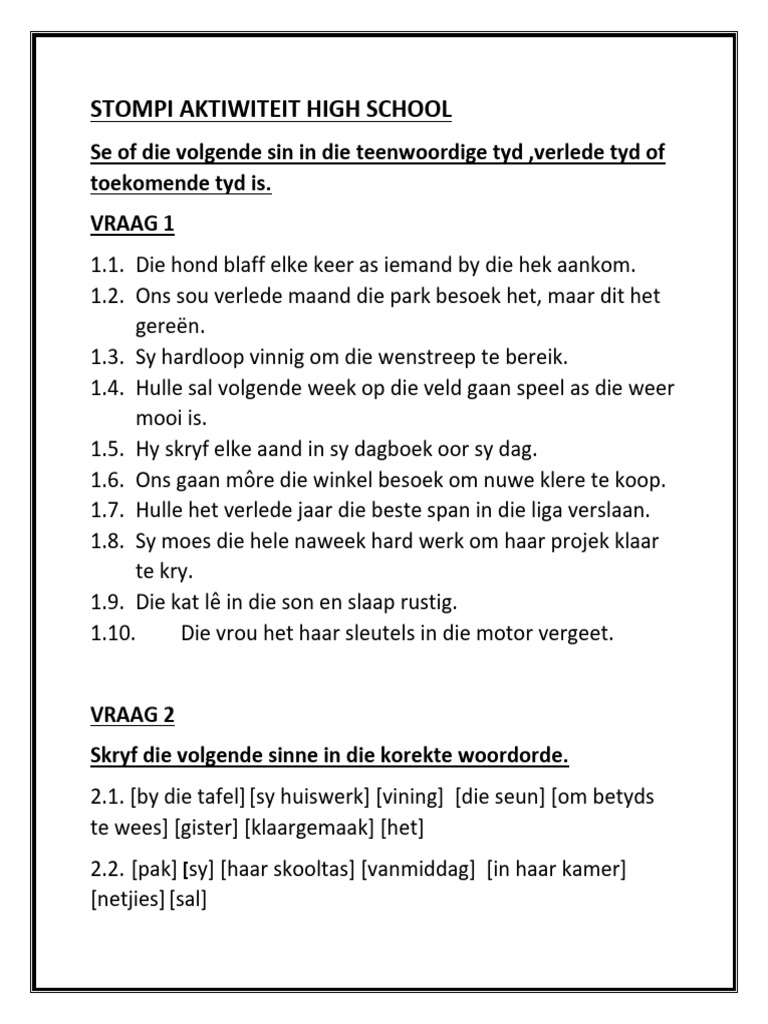 STOMPI AKTIWITEIT HIGH SCHOOL t2 - Removed | PDF