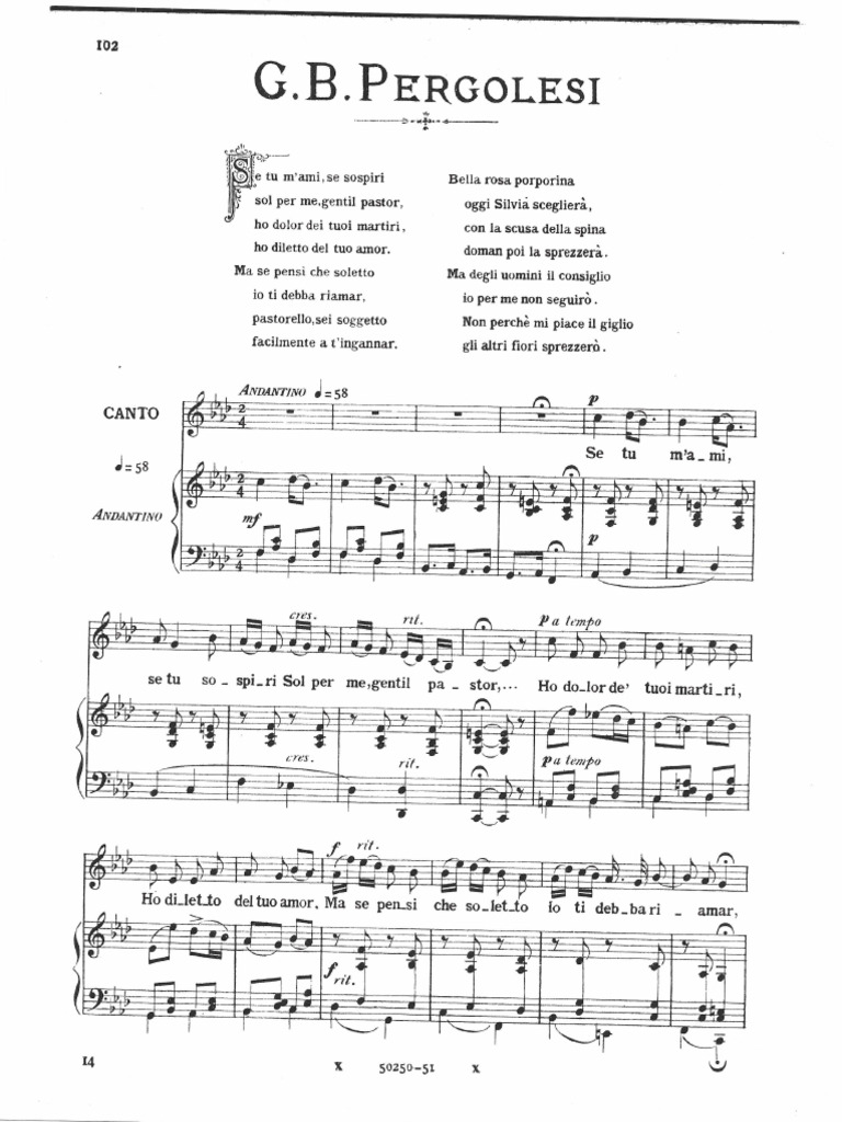 pergolesi | PDF