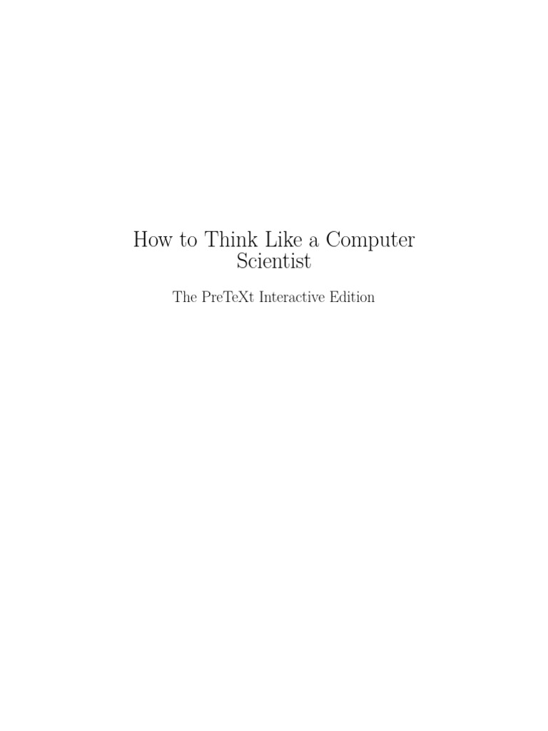 Thinkcspy | PDF | Parameter (Computer Programming) | Programming