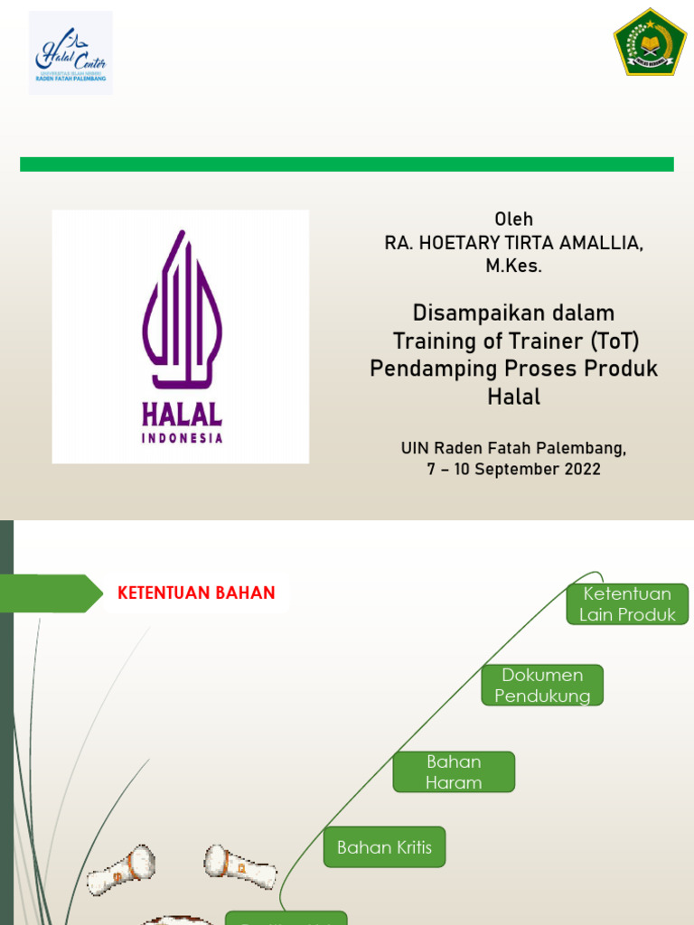 Positive List Bahan Halal dalam Industri | PDF