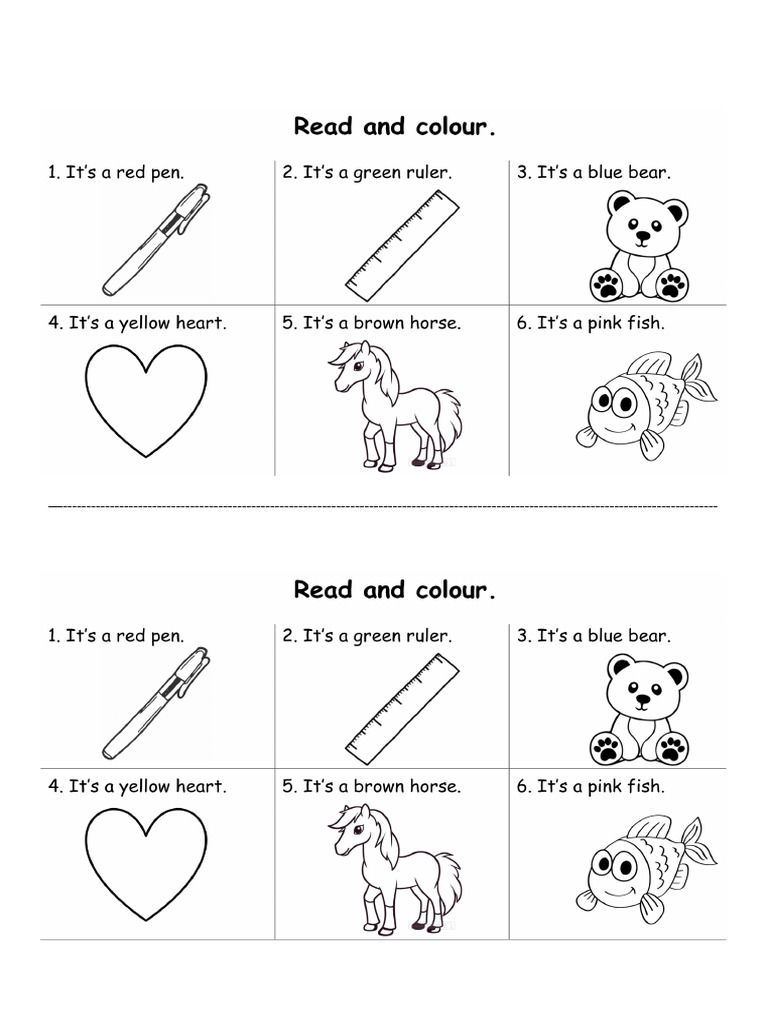Read & Color | PDF