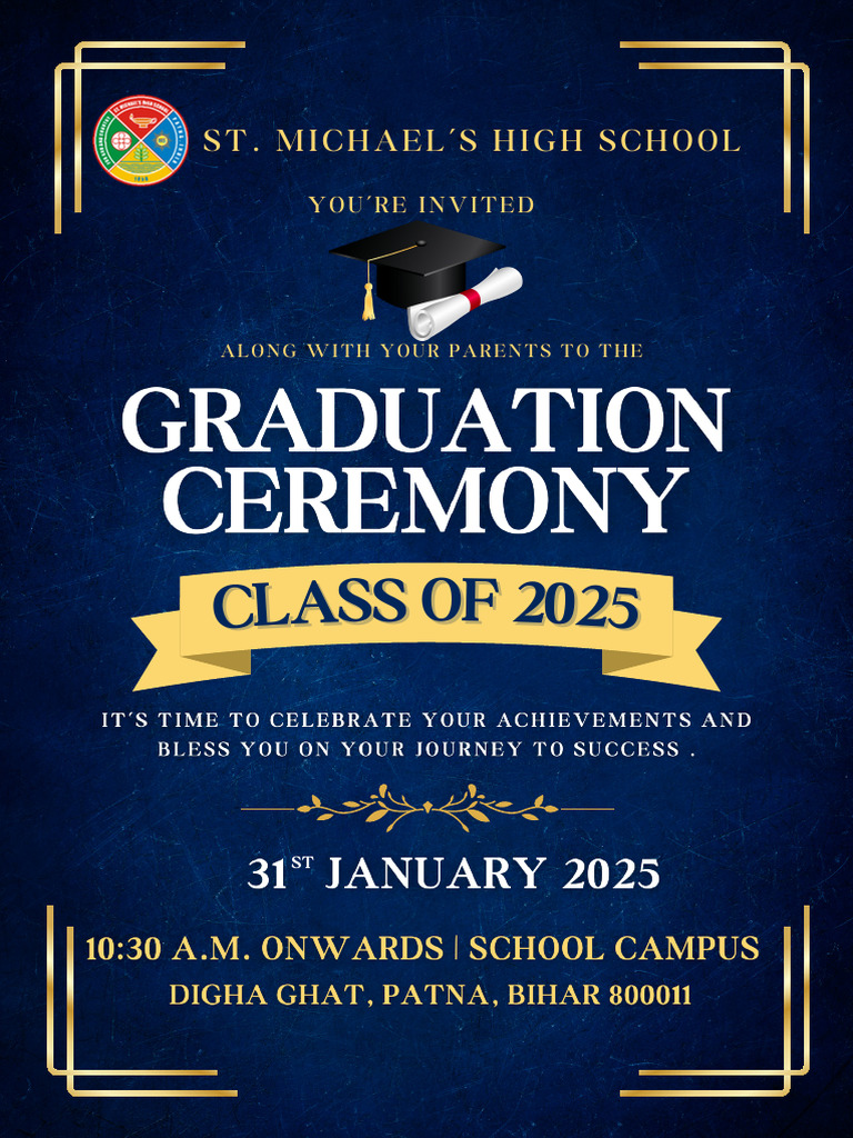 Graduation Ceremony of Class 2024 PDF | PDF