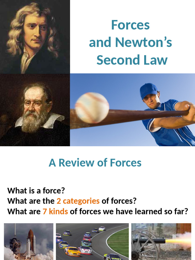 Ucd Newton Lesson02 Presentation v2 Tedl DWC | PDF | Force | Weight