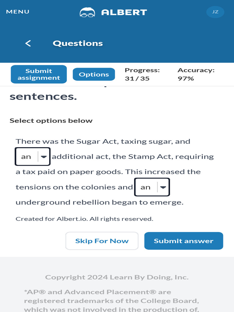Albert Learn by Doing Grades 5-12 Reading, WR | PDF