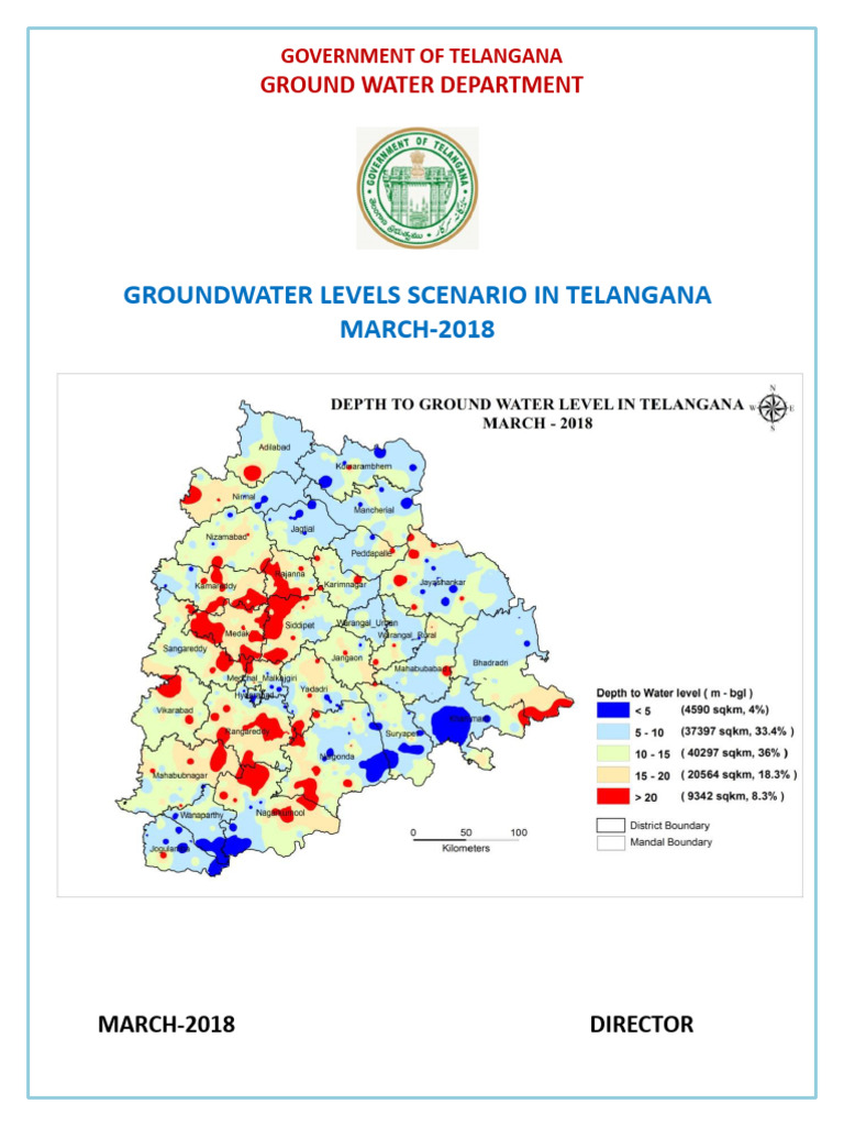 March 2018 Groundwater Report | PDF | Groundwater | Fresh Water