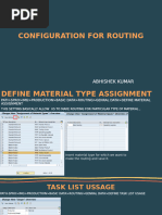 SAP PP Routing Configuration Guide | PDF | Routing | Computing