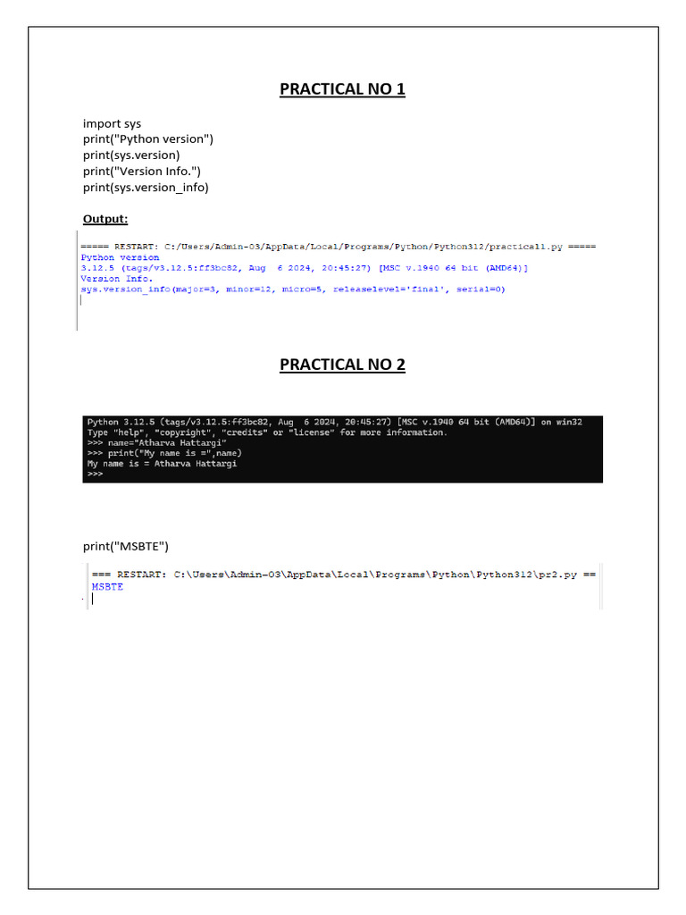 Practical No 1,2,3 PWP | PDF