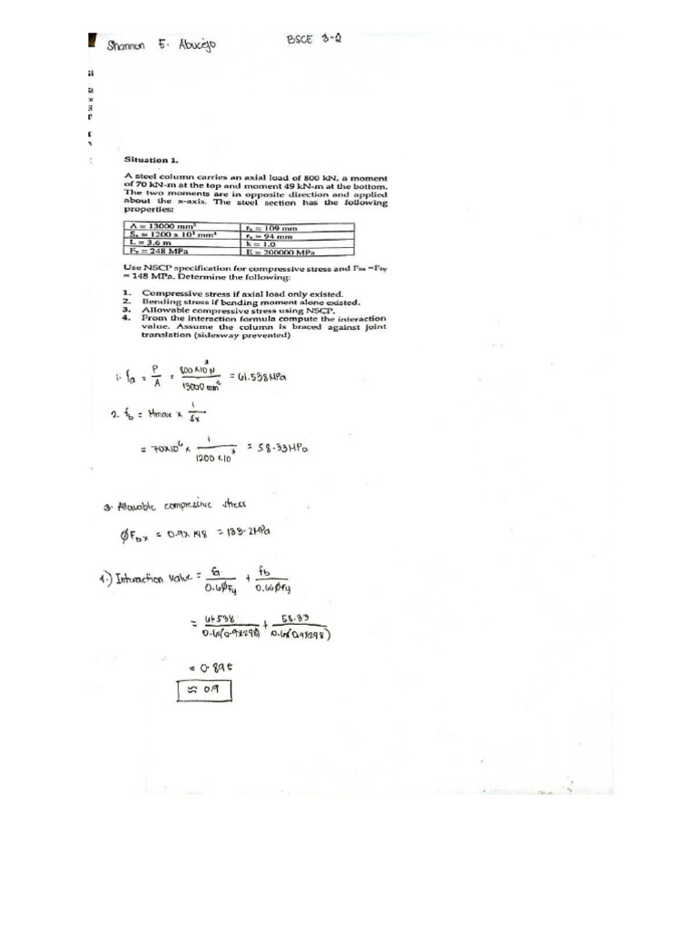 Final Assignment Steel Design | PDF