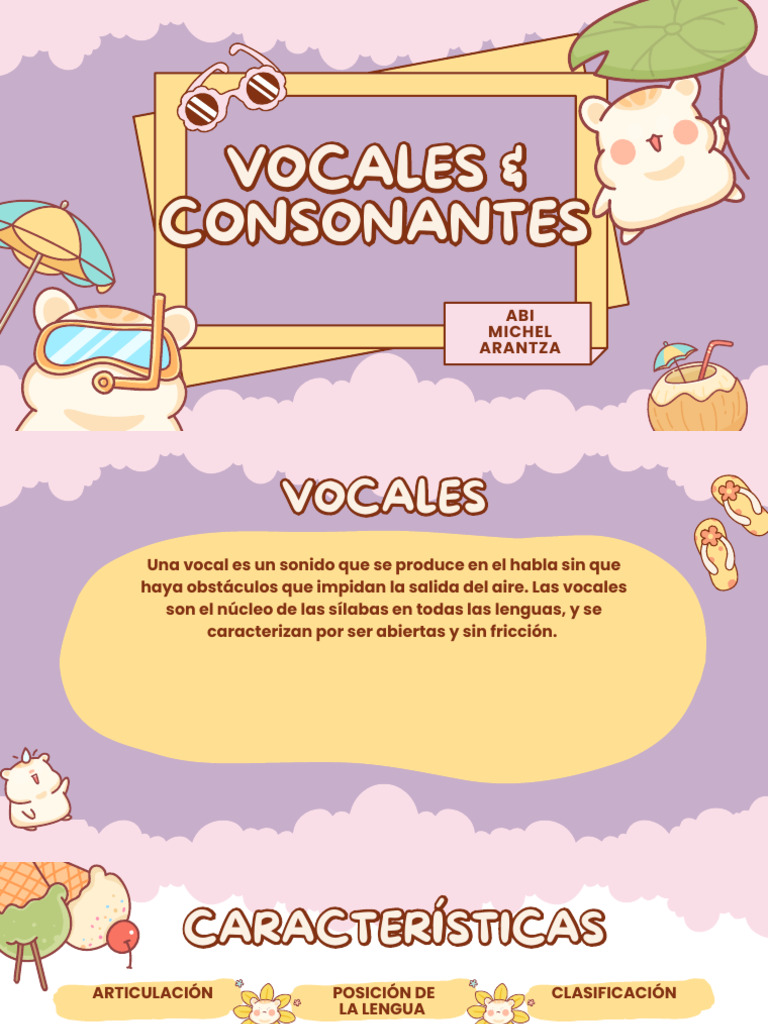 Ejercicios de Vocales y Consonantes | PDF | Vocal | Sílaba