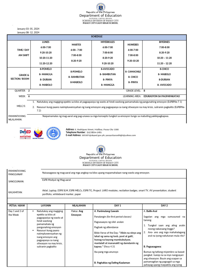 ESP DLL Emosyon | PDF