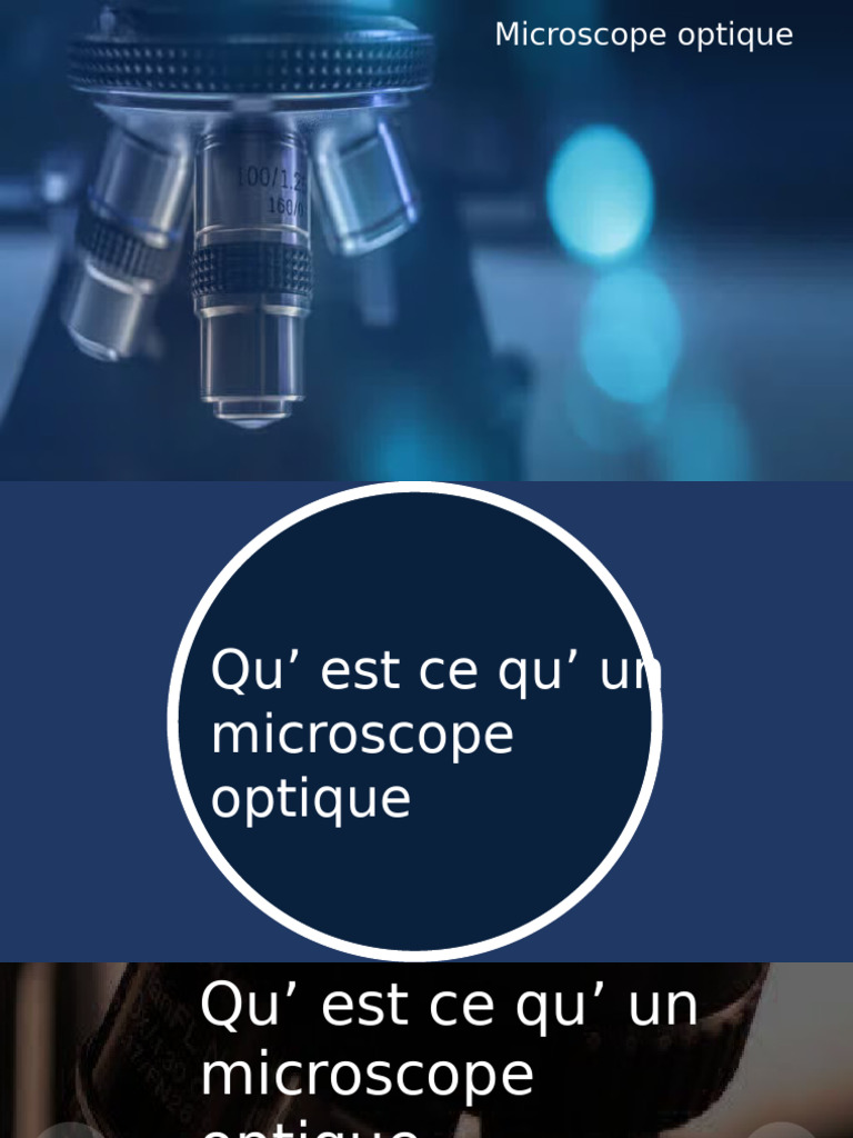 Microscope optique p | PDF