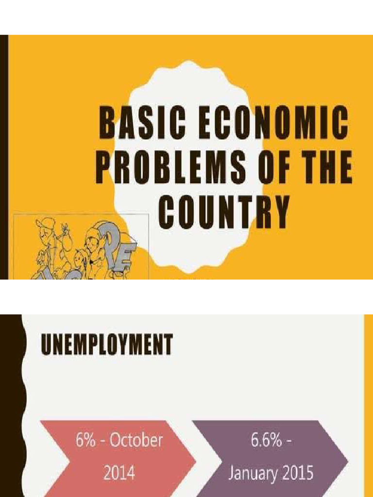 Basic Economic Problems and the Philippines Socioeconomic Development ...
