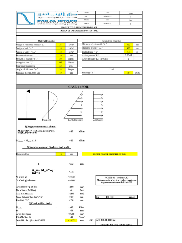 244941767-Water-Tank-Design-Aci-318-05-350-01 | PDF | Concrete ...
