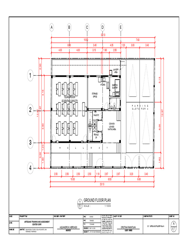 Training Center Floor Plan | PDF