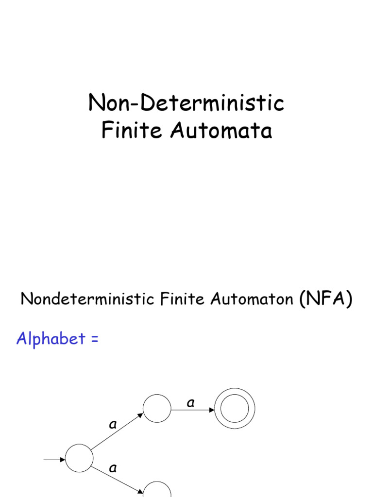4a NFA | PDF | Theory Of Computation | Models Of Computation