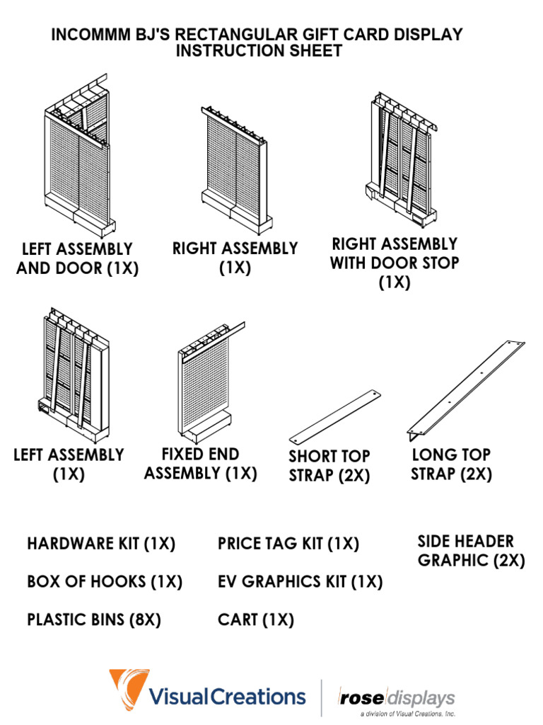 Incommm Gift Card Display Assembly Guide | PDF