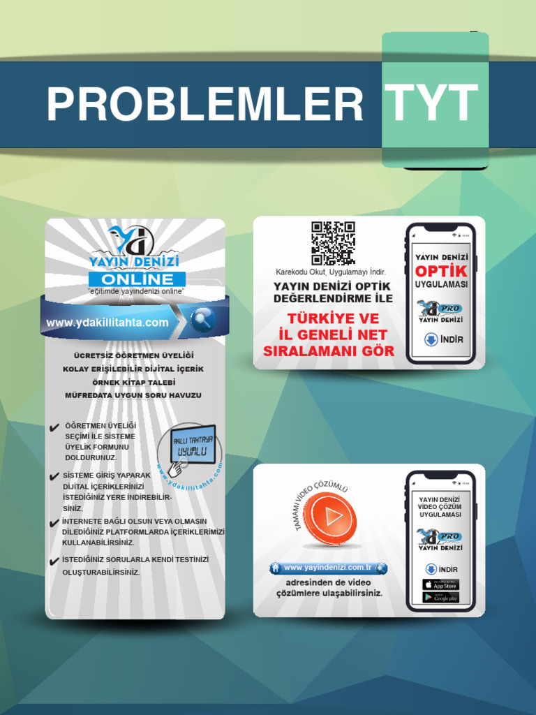 Tyt Problemler s.b - Yayin Deni̇zi̇_ornek (2) | PDF