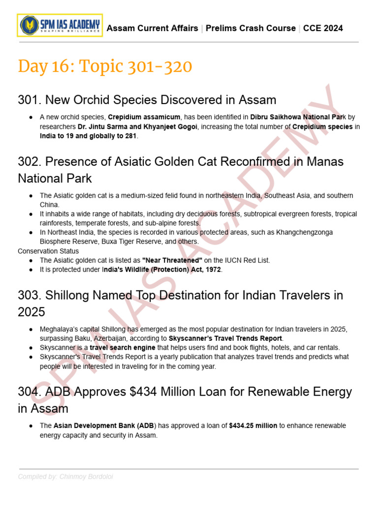 SPM Ias Academy: Day 16: Topic 301-320 | PDF | Photovoltaics | Solar Power