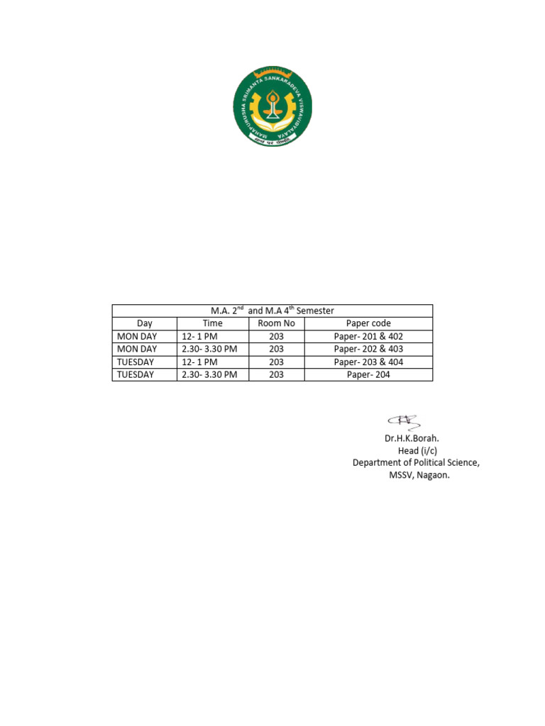 Notice 1st sessional | PDF