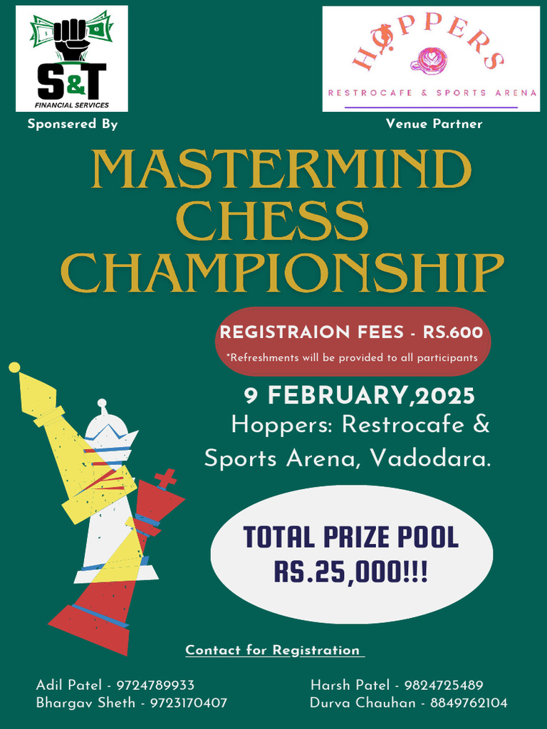 Mastermind Chess Competition Brochure | PDF